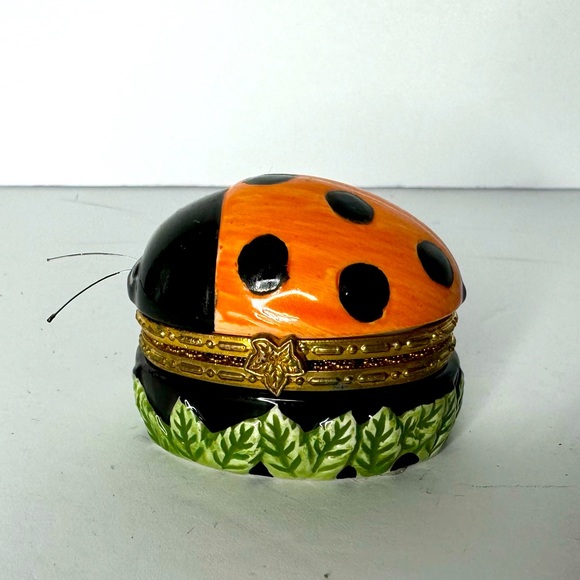 Mud Pie | Storage & Organization | Mudpie Ladybug Trinket Box Vintage ...